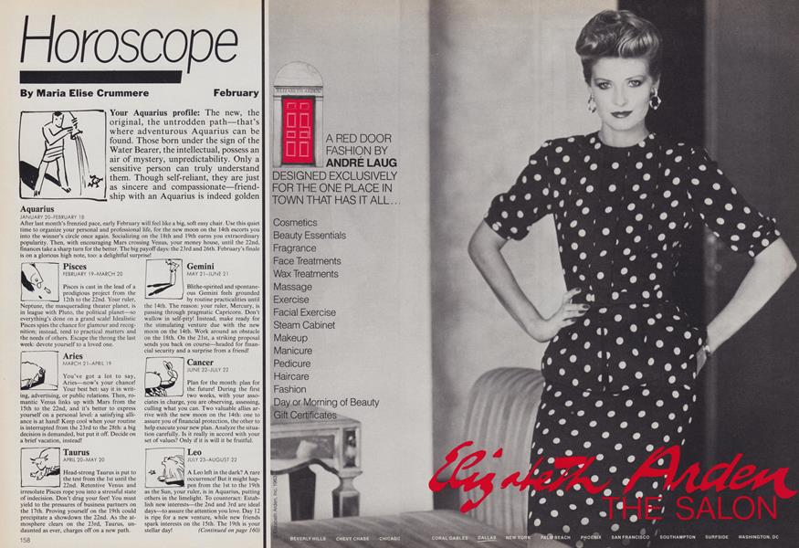 Horoscope | Vogue | FEBRUARY 1983