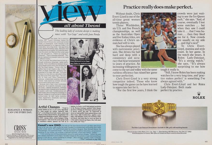 All About Theoni | Vogue | October 1983