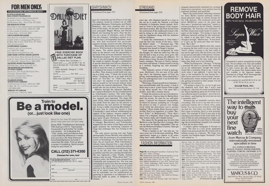 Fashion Information | Vogue | December 1983