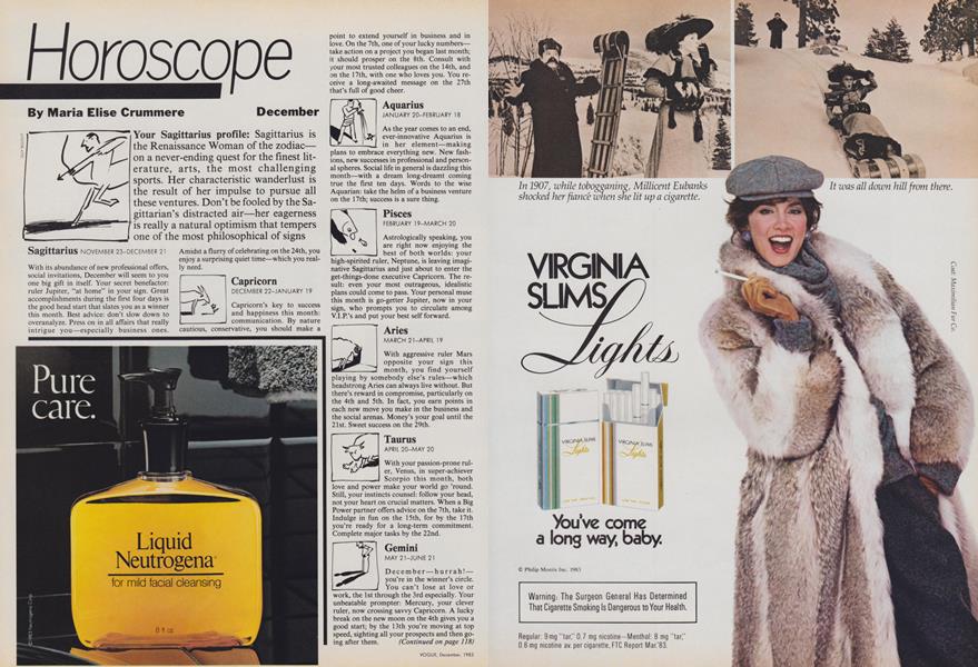Horoscope | Vogue | December 1983