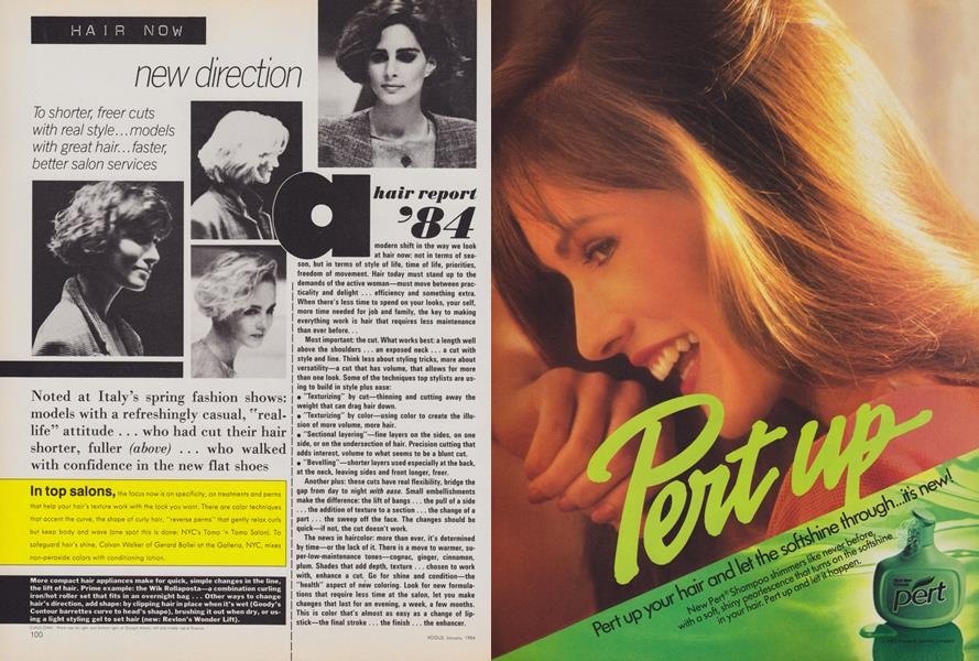 New Direction | Vogue | January 1984