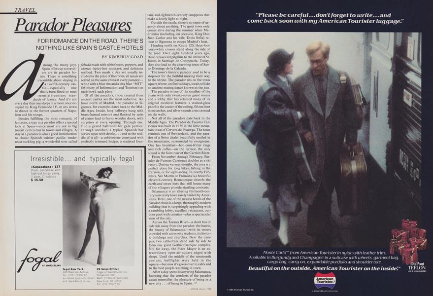 Parador Pleasures | Vogue | March 1984