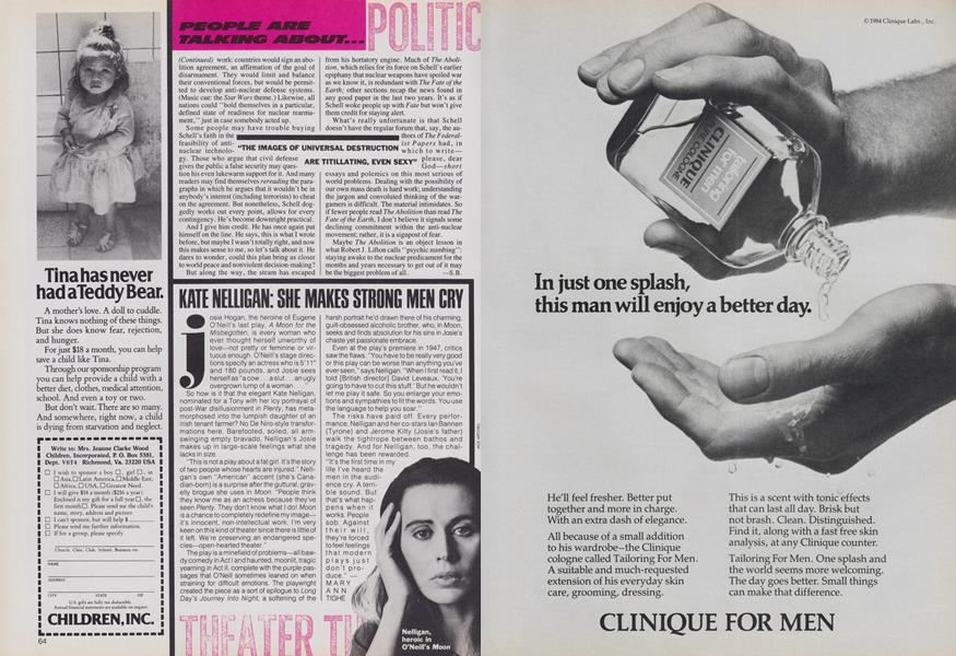 Theater: Kate Nelligan | Vogue | June 1984