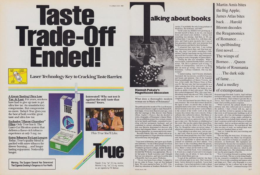 Hannah Pakula's Magnificent Obsession/This Real West | Vogue | March 1985