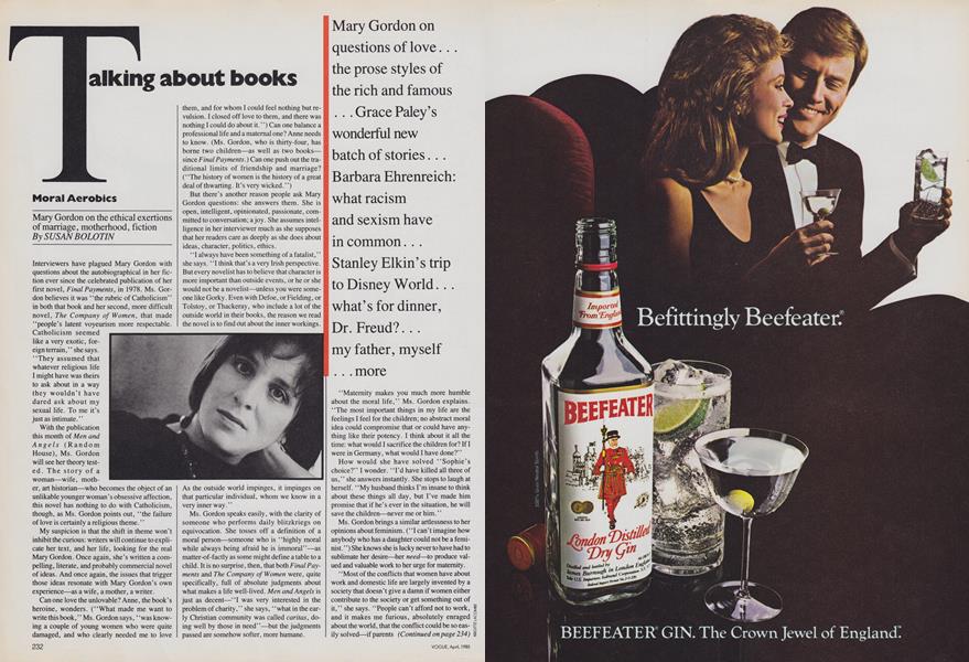 Talking About Books | Vogue | April 1985