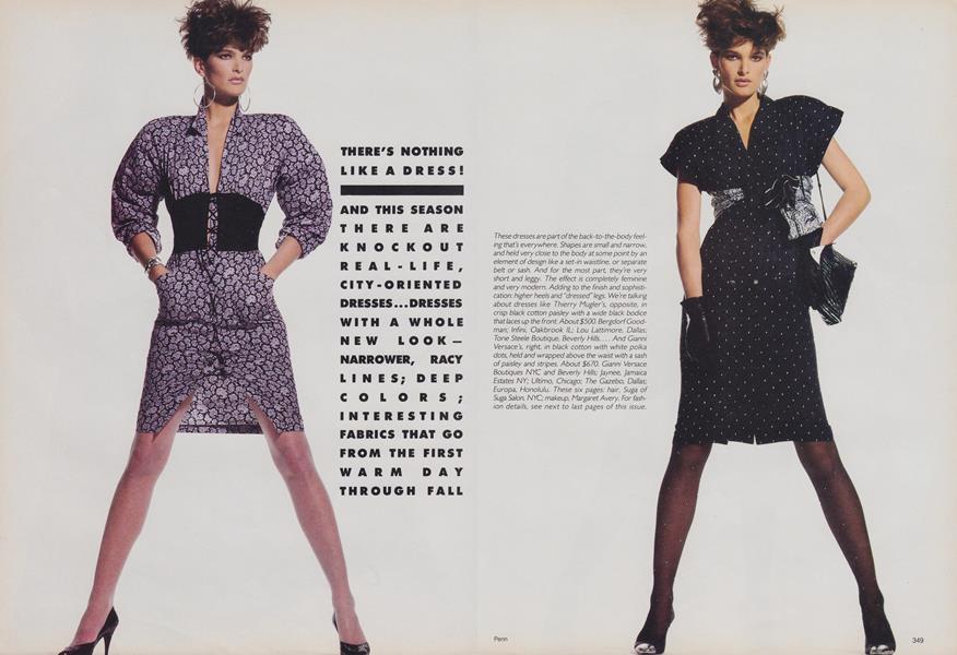 There's Nothing Like a Dress | Vogue | April 1985