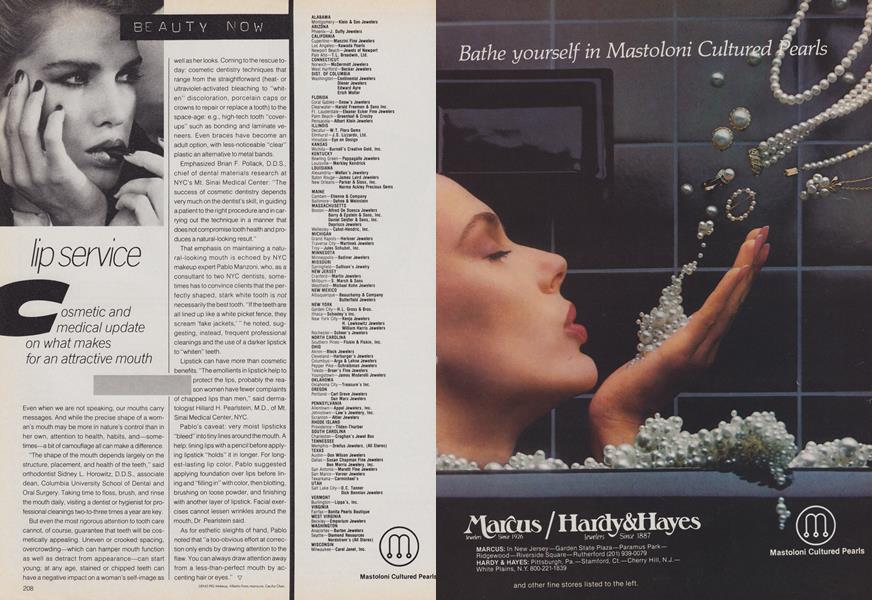 Lip Service | Vogue | November 1985