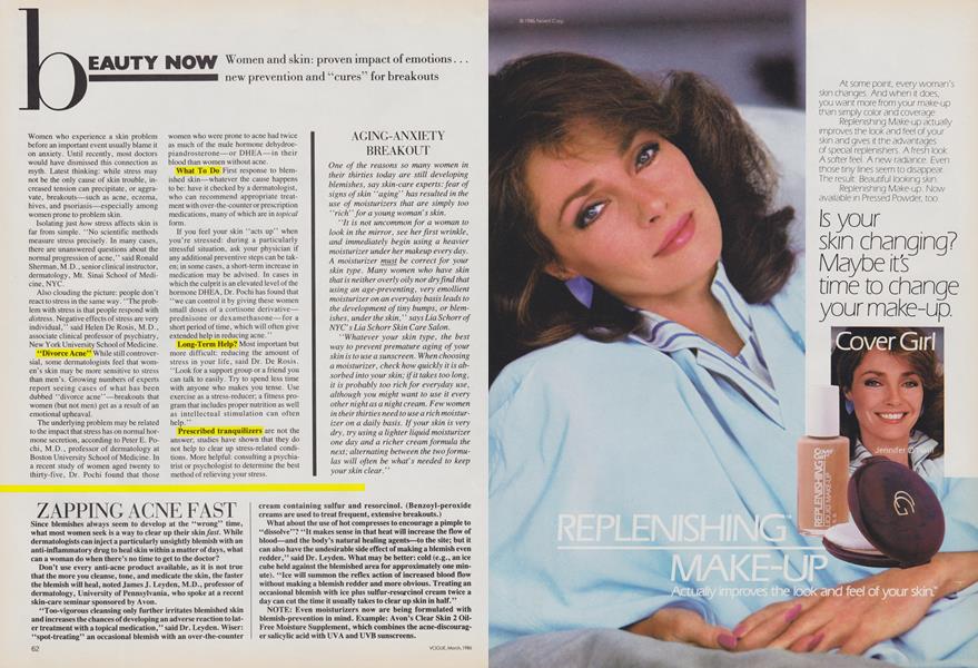 Women and Skin | Vogue | MARCH 1986