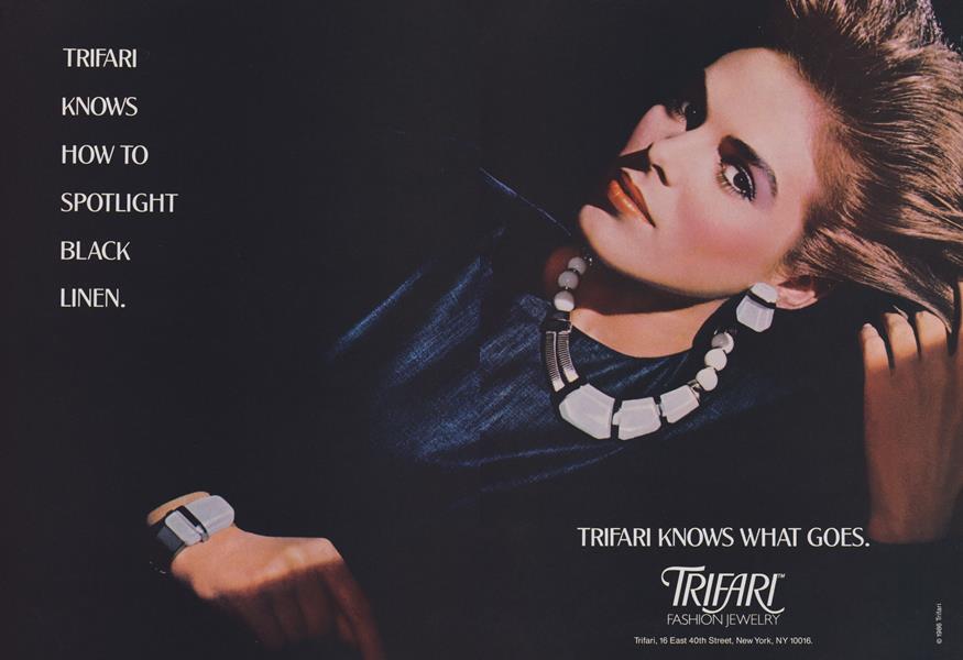 Trifari | Vogue | April 1986