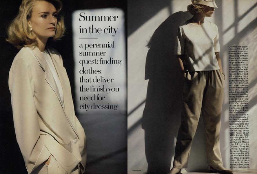 Summer in the City | Vogue | MAY, 1986