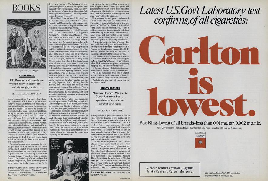 Guilty Secrets | Vogue | MAY, 1986