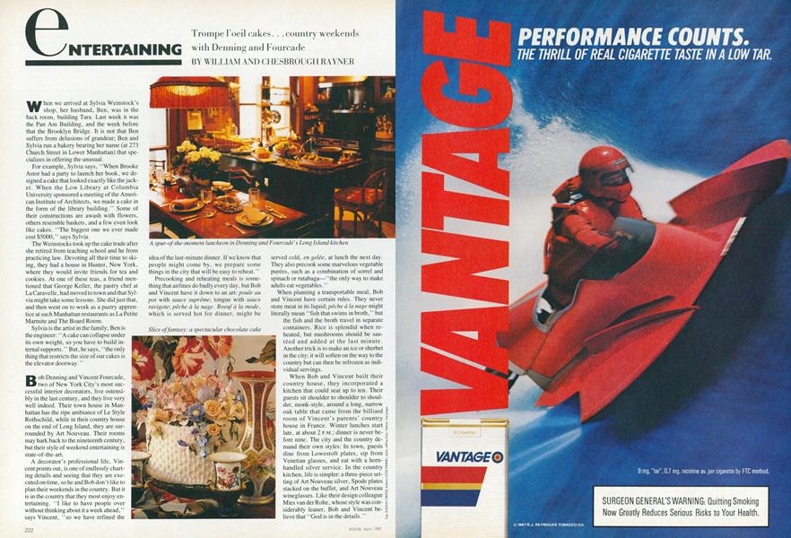 Entertaining | Vogue | APRIL 1987