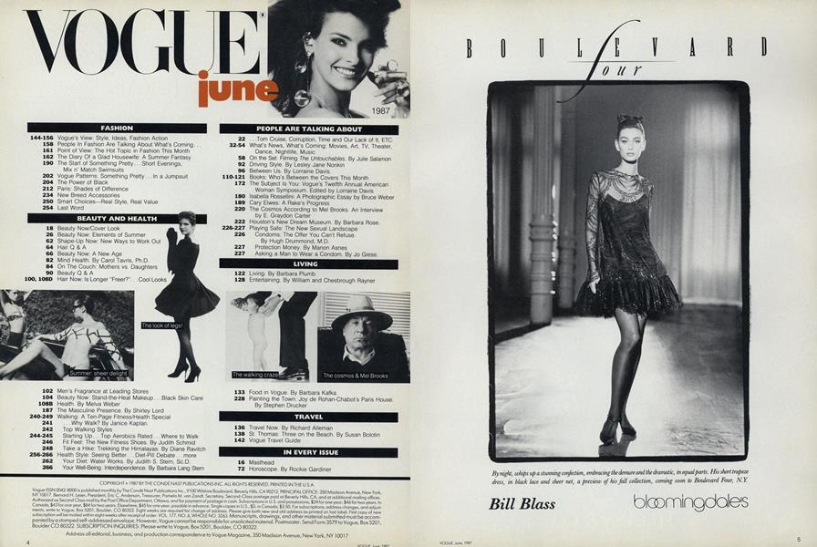 Table of Contents | Vogue | June 1987