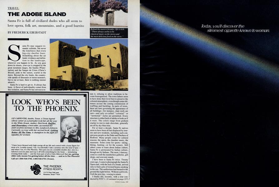 The Adobe Island | Vogue | OCTOBER 1987