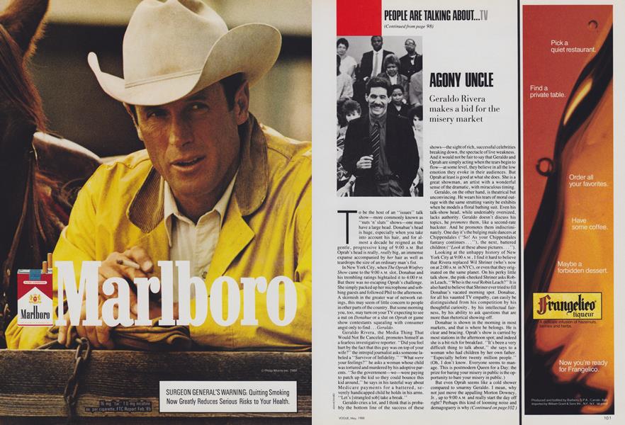 TV: Agony Uncle | Vogue | MAY 1988