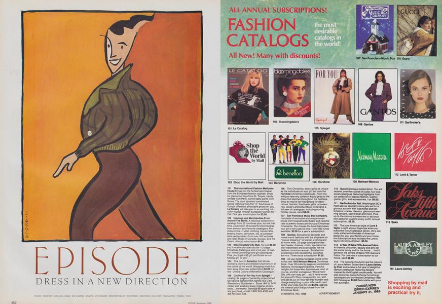Advertisement | Vogue | SEPTEMBER 1988