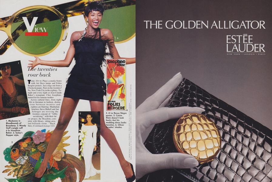 The Twenties Roar Back | Vogue | NOVEMBER 1988