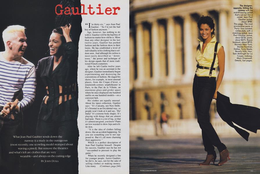 Gaultier | Vogue | JANUARY 1989