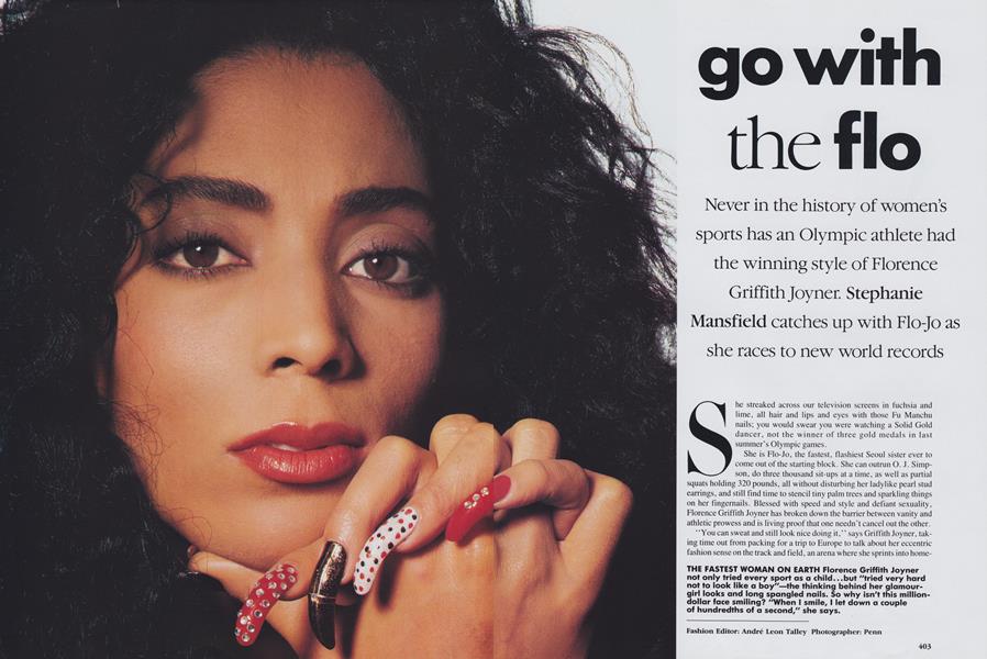 Go with the Flo | Vogue | APRIL 1989