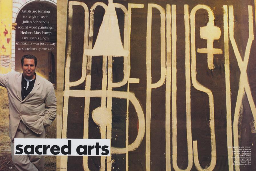 Sacred Arts | Vogue | APRIL 1989