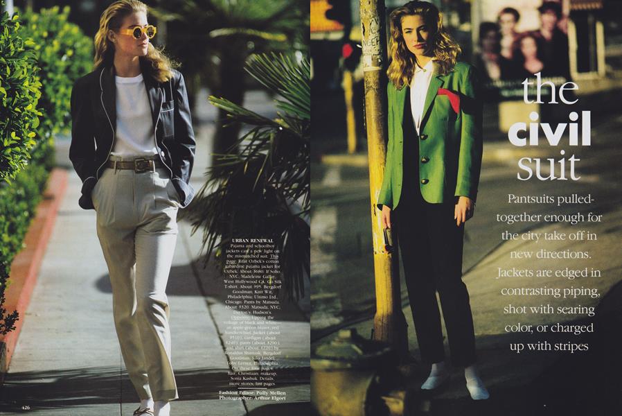 The Civil Suit | Vogue | APRIL 1989