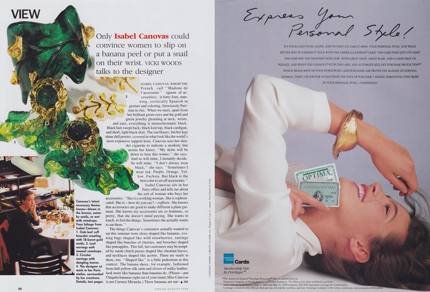 View | Vogue | AUGUST 1989