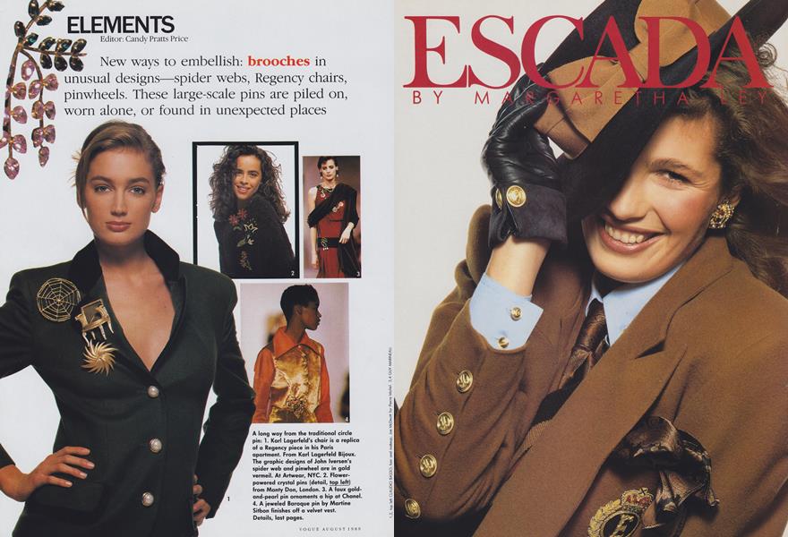 Elements | Vogue | AUGUST 1989