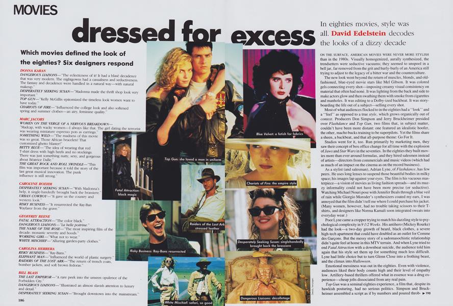Dressed for Excess | Vogue | DECEMBER 1989