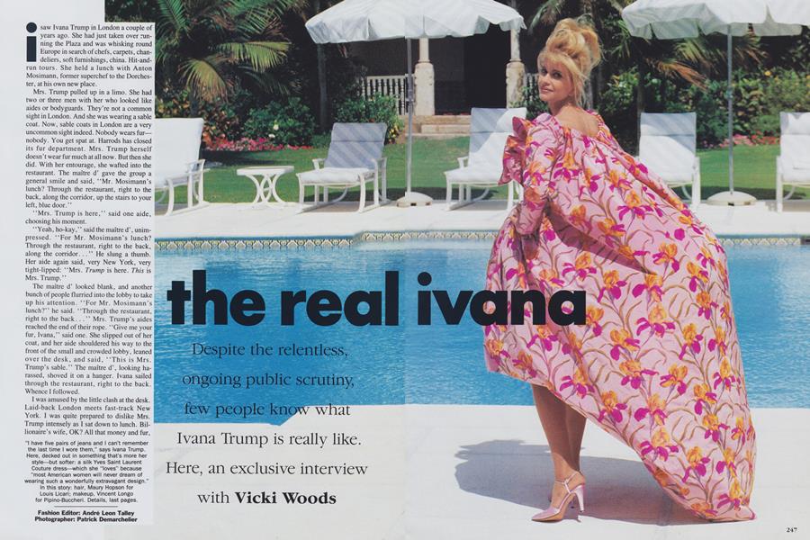 The Real Ivana | Vogue | MAY 1990