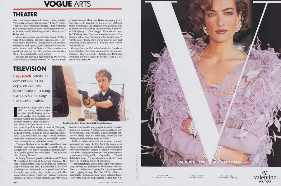 Cop Rock | Vogue | SEPTEMBER 1990
