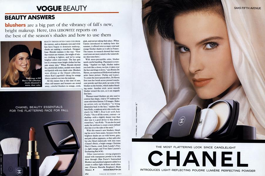 Beauty Answers | Vogue | OCTOBER 1991
