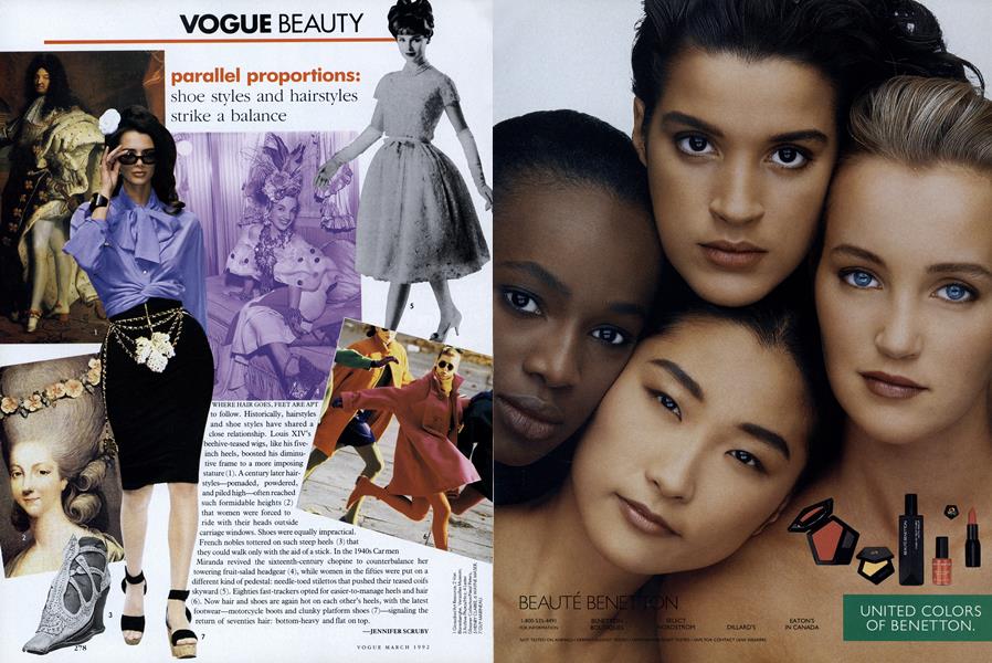 Parallel Proportions | Vogue | MARCH 1992