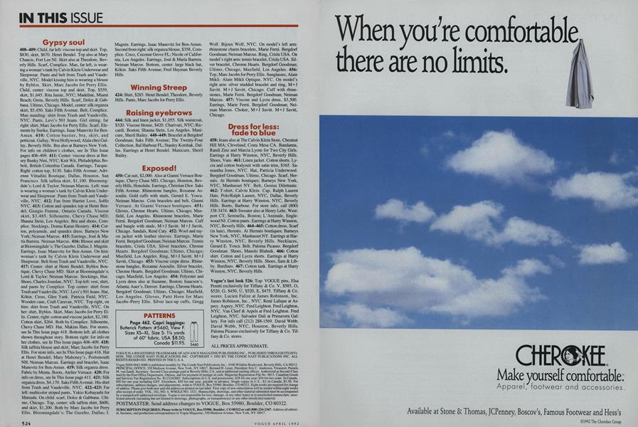 Vogue Patterns | Vogue | APRIL 1992