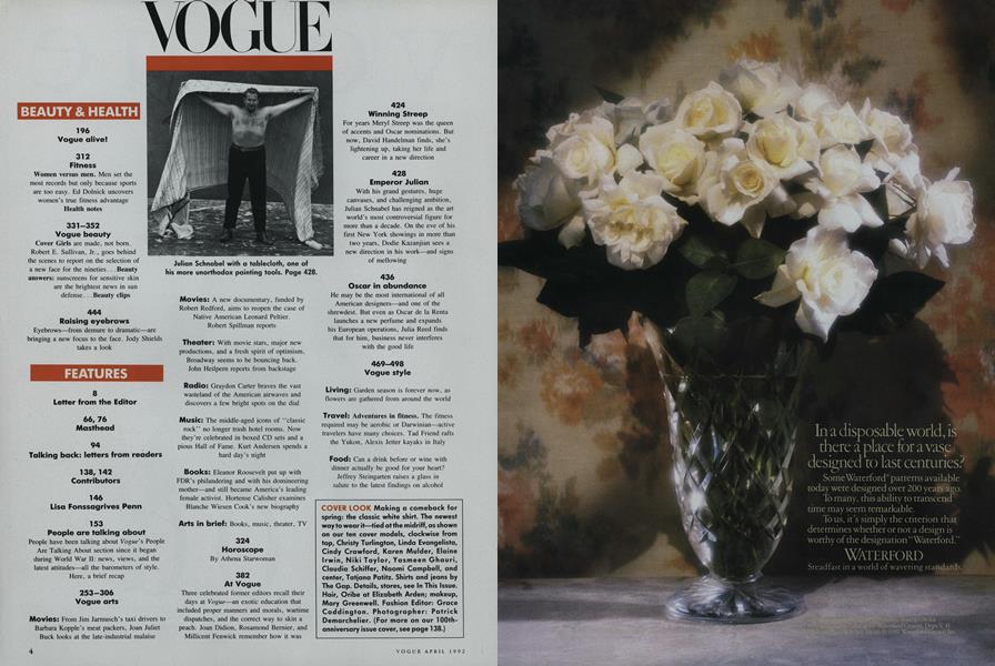 Cover Look | Vogue | APRIL 1992