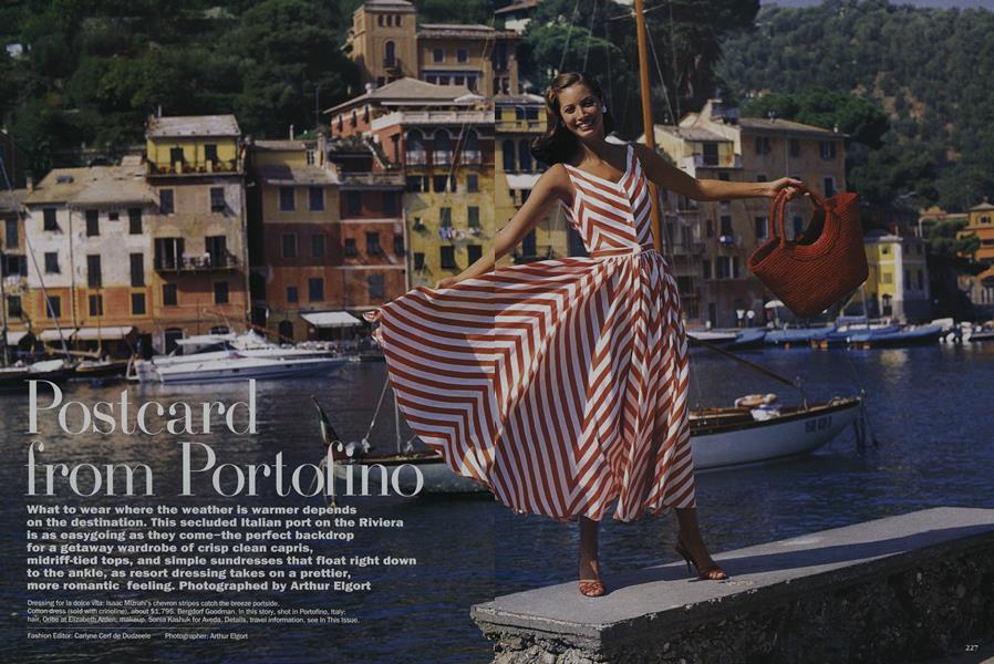 Postcard from Portofino | Vogue | DECEMBER 1992