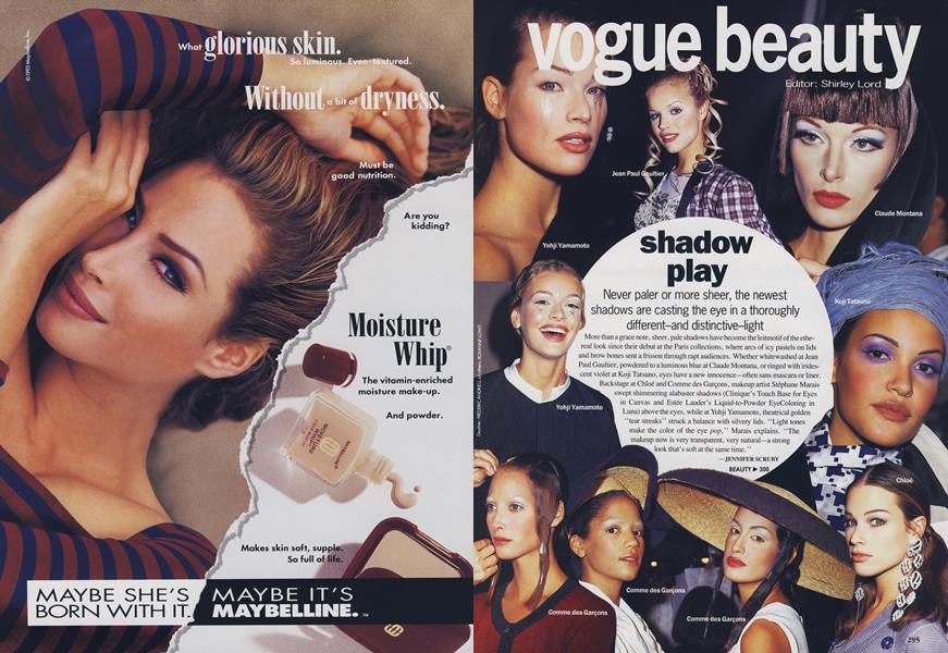 Shadow Play | Vogue | MARCH 1993