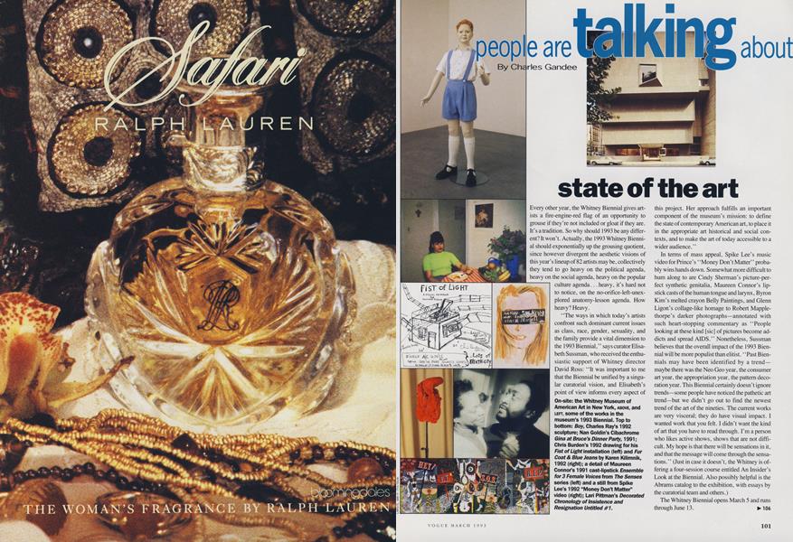 State of the Art | Vogue | MARCH 1993