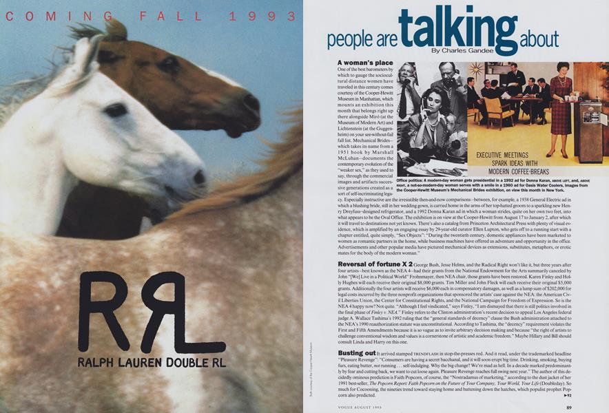 A Woman's Place/Reversal of Fortune X 2... | Vogue | AUGUST 1993