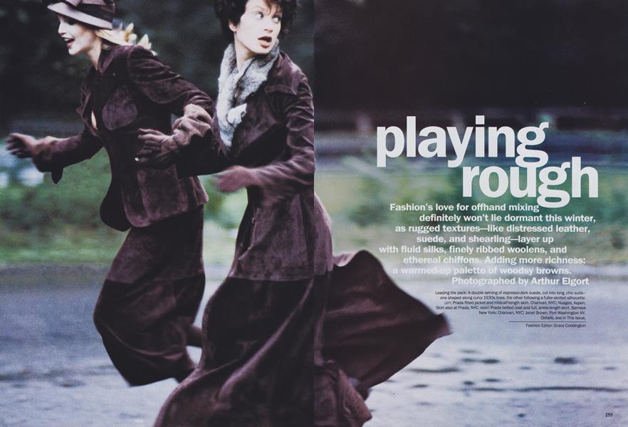 Playing Rough | Vogue | NOVEMBER 1993