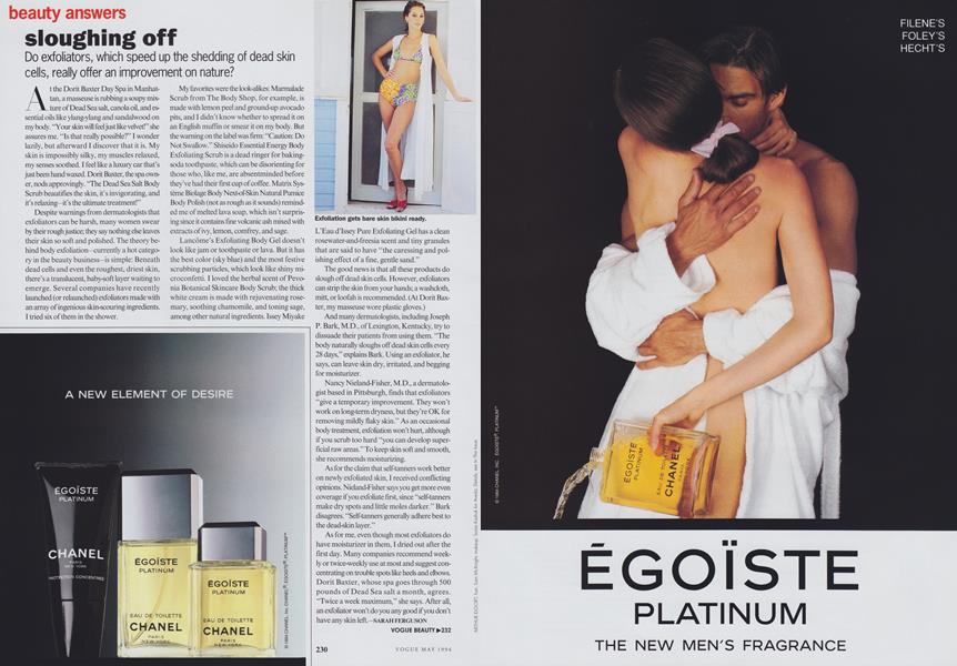 Sloughing Off | Vogue | MAY 1994