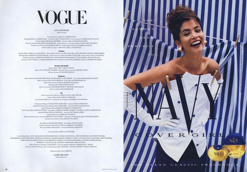 Masthead | Vogue | JULY 1994