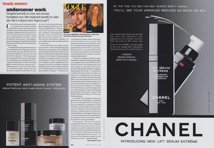 Undercover Work | Vogue | AUGUST 1994