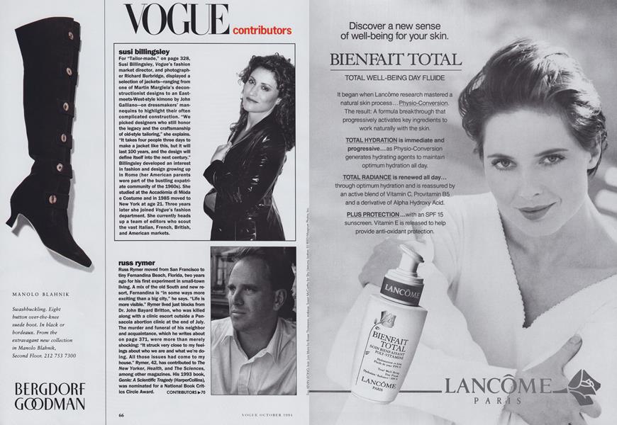 Susi Billingsley/Russ Rymer... | Vogue | OCTOBER 1994