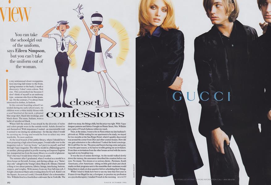 Gucci | Vogue | OCTOBER 1995