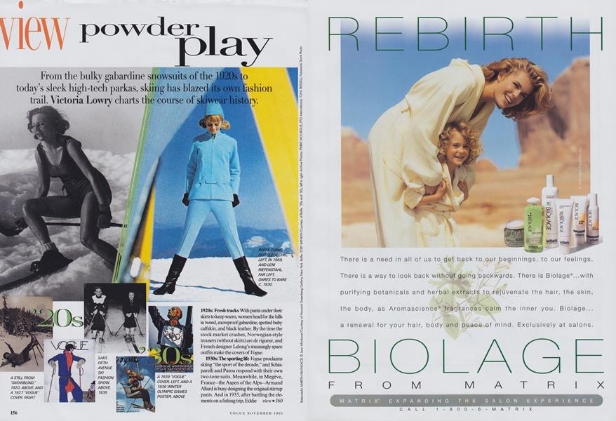 Powder Play | Vogue | NOVEMBER 1995