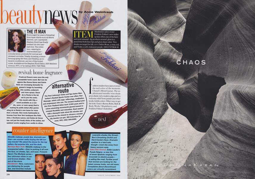 The It Man/Item... | Vogue | NOVEMBER 1996