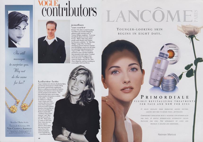 Jonathan Van Meter/Katherine Betts... | Vogue | NOVEMBER 1996