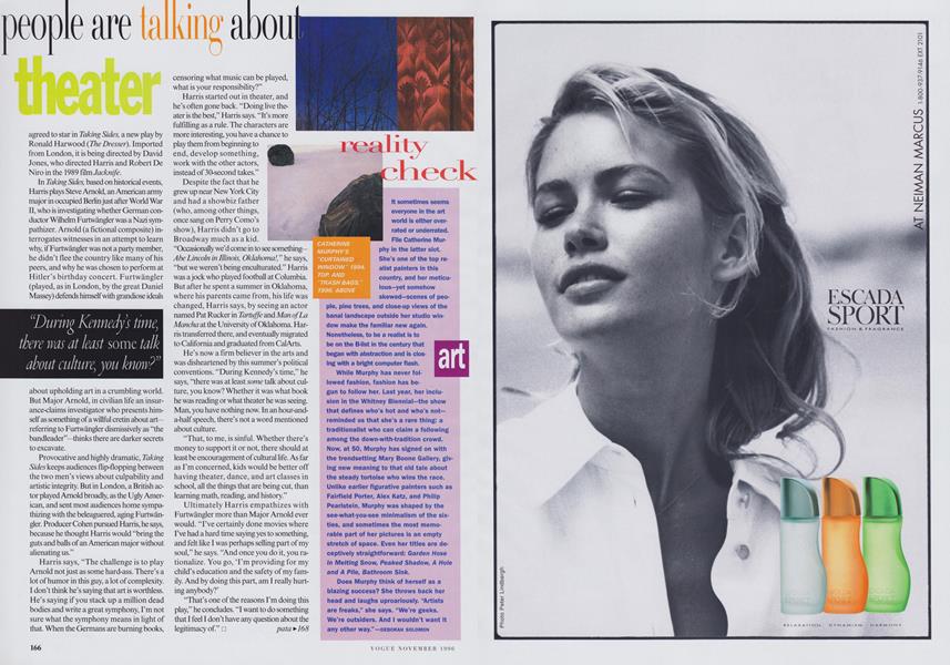 Art: Reality Check | Vogue | NOVEMBER 1996