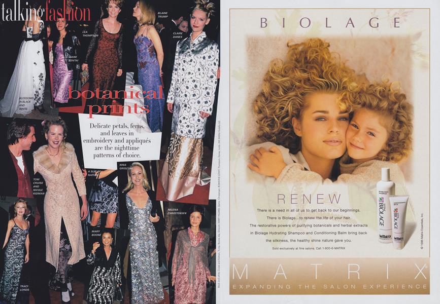 Botanical Prints | Vogue | FEBRUARY 1997