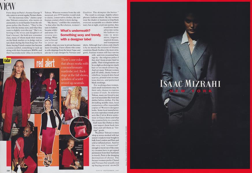 Radar: Red Alert | Vogue | SEPTEMBER 1997